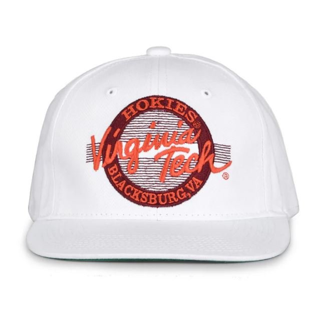 Virginia Tech Retro Circle Snapback